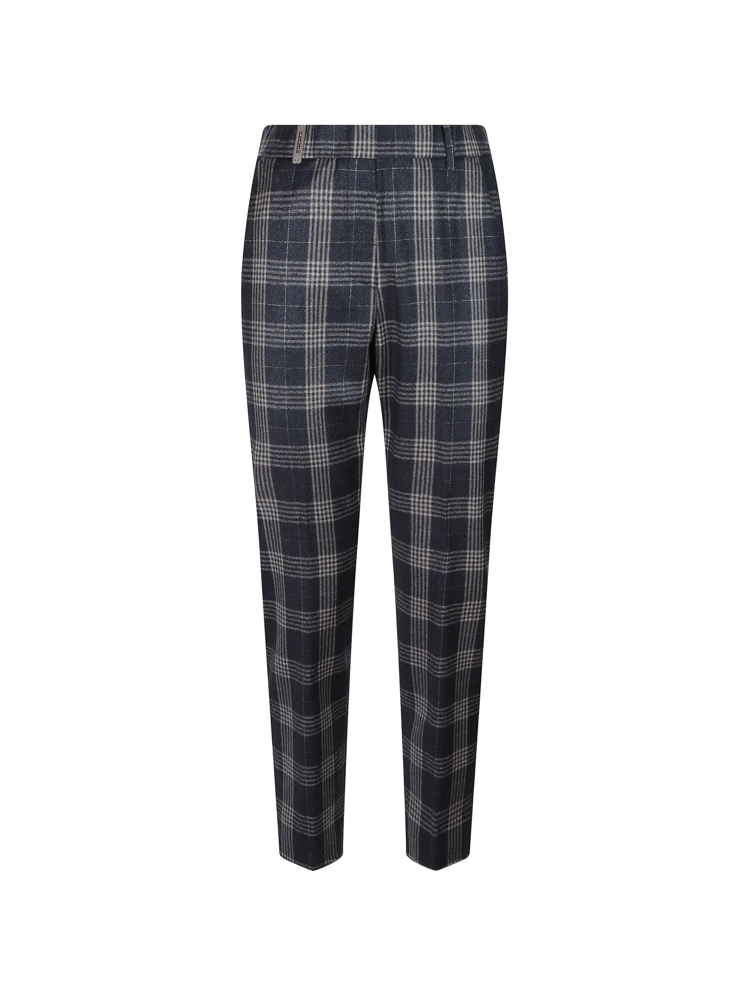 Брюки Check-pattern tapered trousers