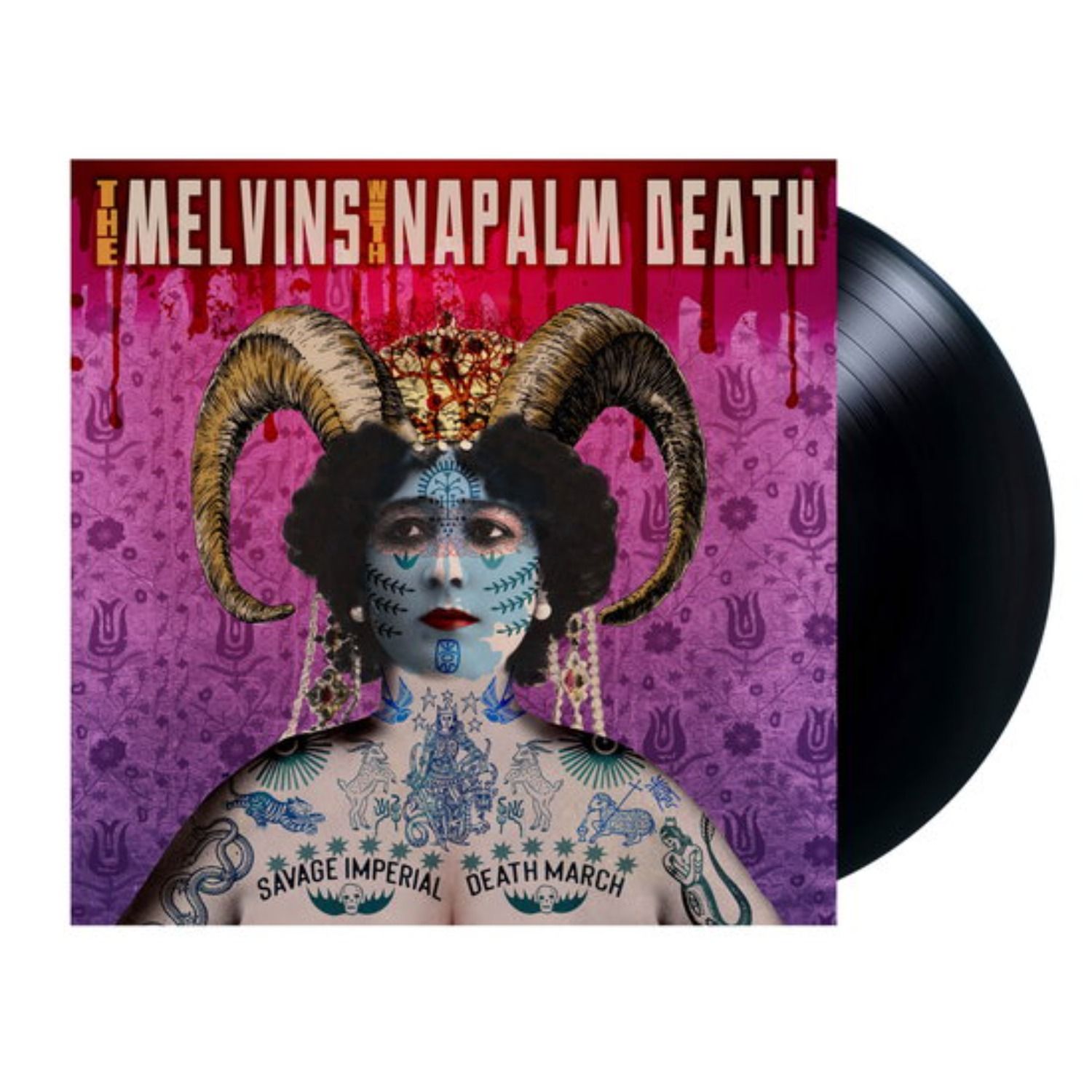 Виниловая пластинка The Melvins With Napalm Death - Savage Imperial Death March, Vinyl, LP