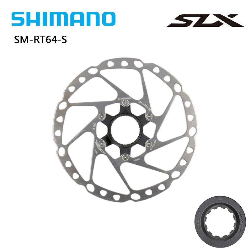 SHIMANO RT64 средний замок тормозной диск 140 мм, надежный велосипедный тормозной диск для трейл-катания, 1 шт
