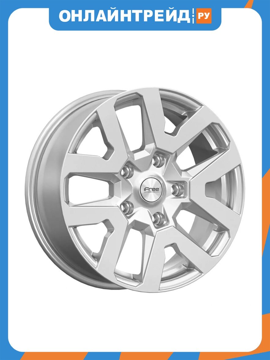 Диск Ifree КС1170 7x17/5x139.7 D98 ET40 сильвер, 83957
