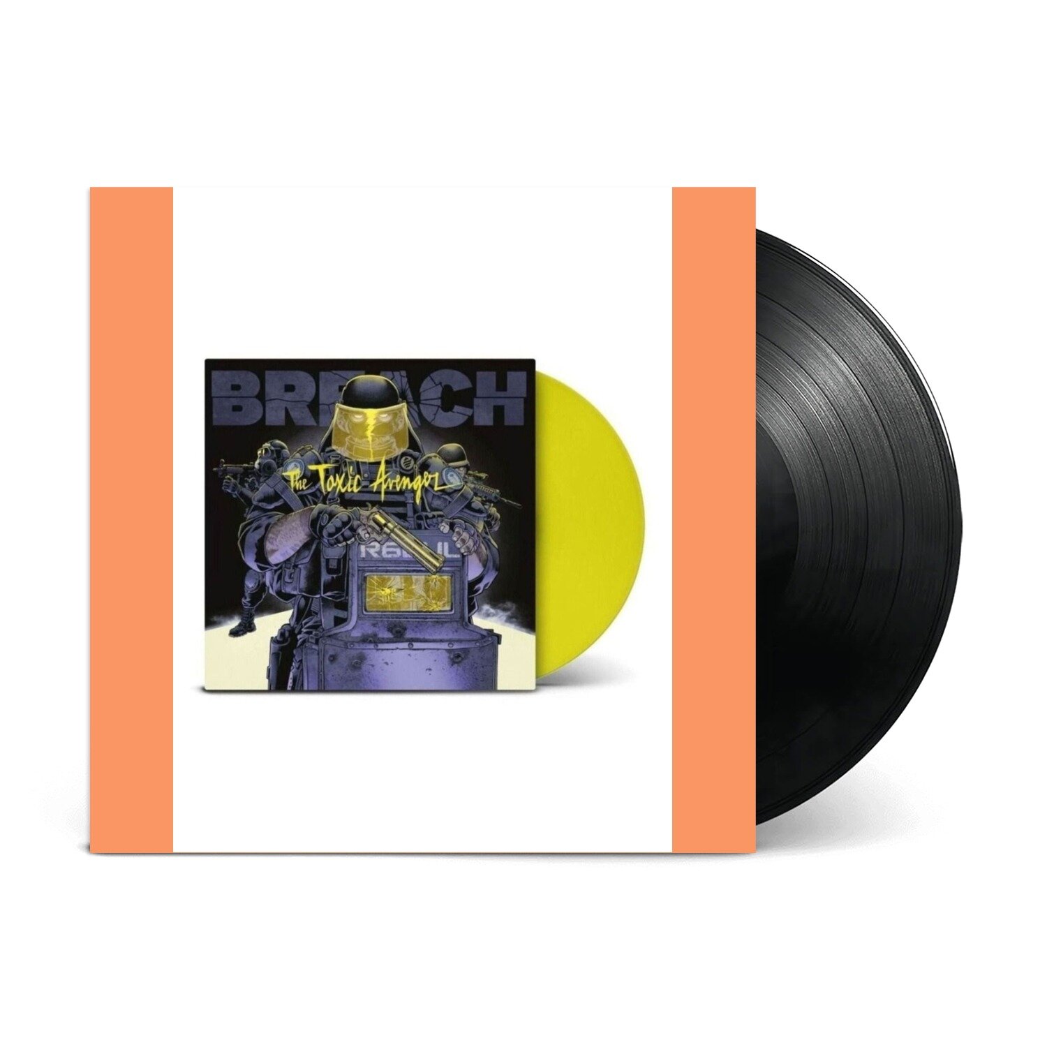 Виниловая пластинка The Toxic Avenger - Breach Rainbow Six European League Music Vinyl, 45 RPM, Deluxe Edition, Yellow Neon Translucent ,
