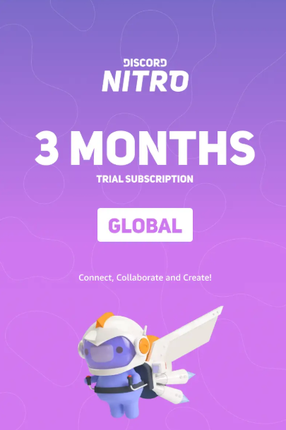 Подписка Discord Nitro basic, 3 месяца, глобальная версия подарочная ссылка ( нужна зарубежная карта +помощь С заходом )