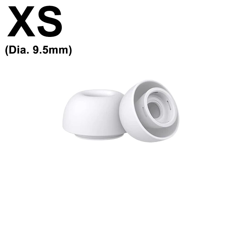 Силиконовые амбушюры для AirPods Pro 3 BAPPSUS 1-8 пар 1Pair, White-XS