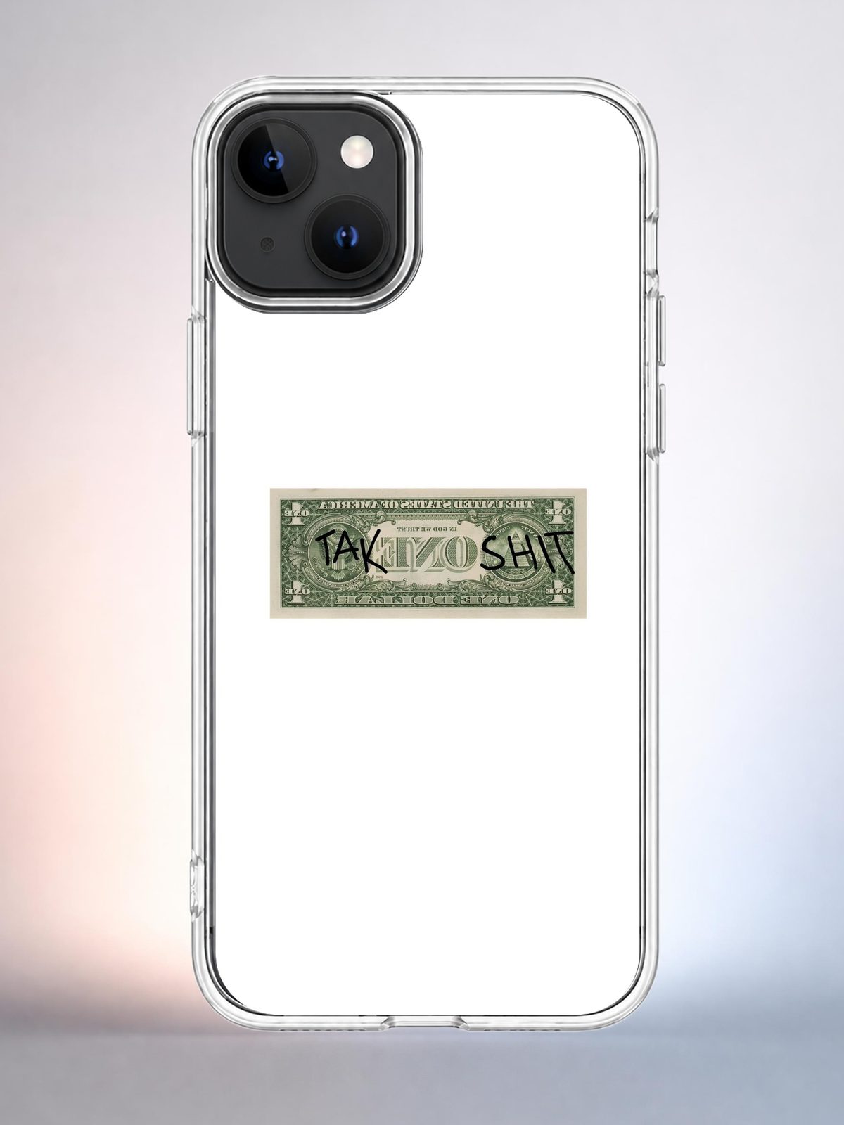 Чехол iphone 12 Доллар с Y2K Indie Sleaze