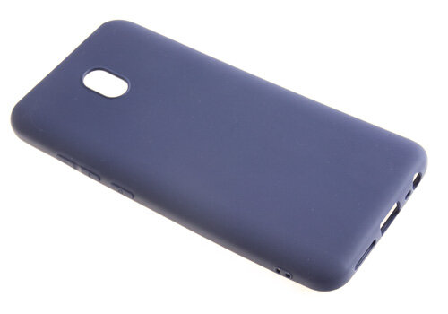 Силиконовый чехол TPU Case матовый для Xiaomi Redmi 8A синий