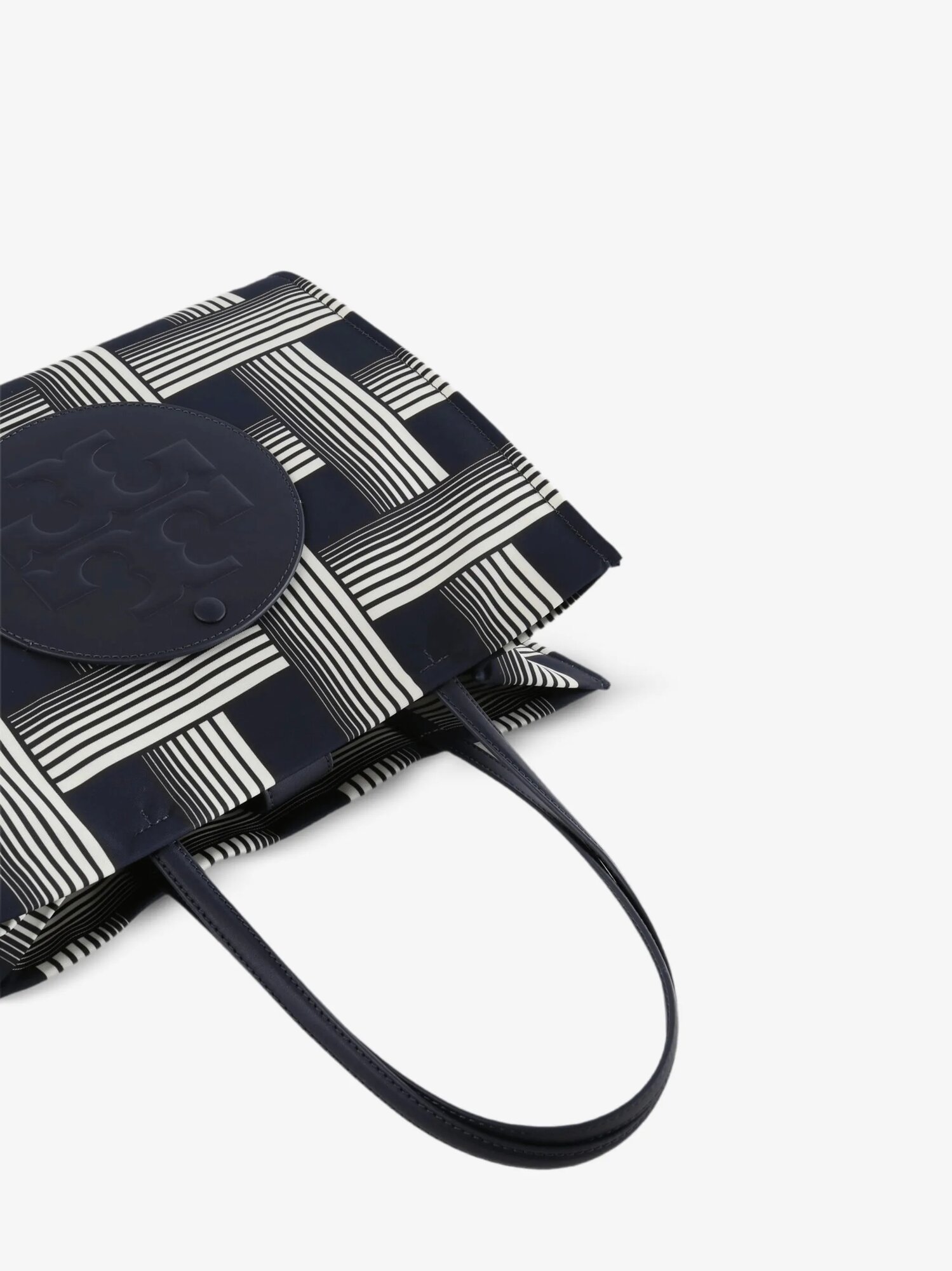 Сумка Tory Burch Small ELLA printed tote, черный — фото 1