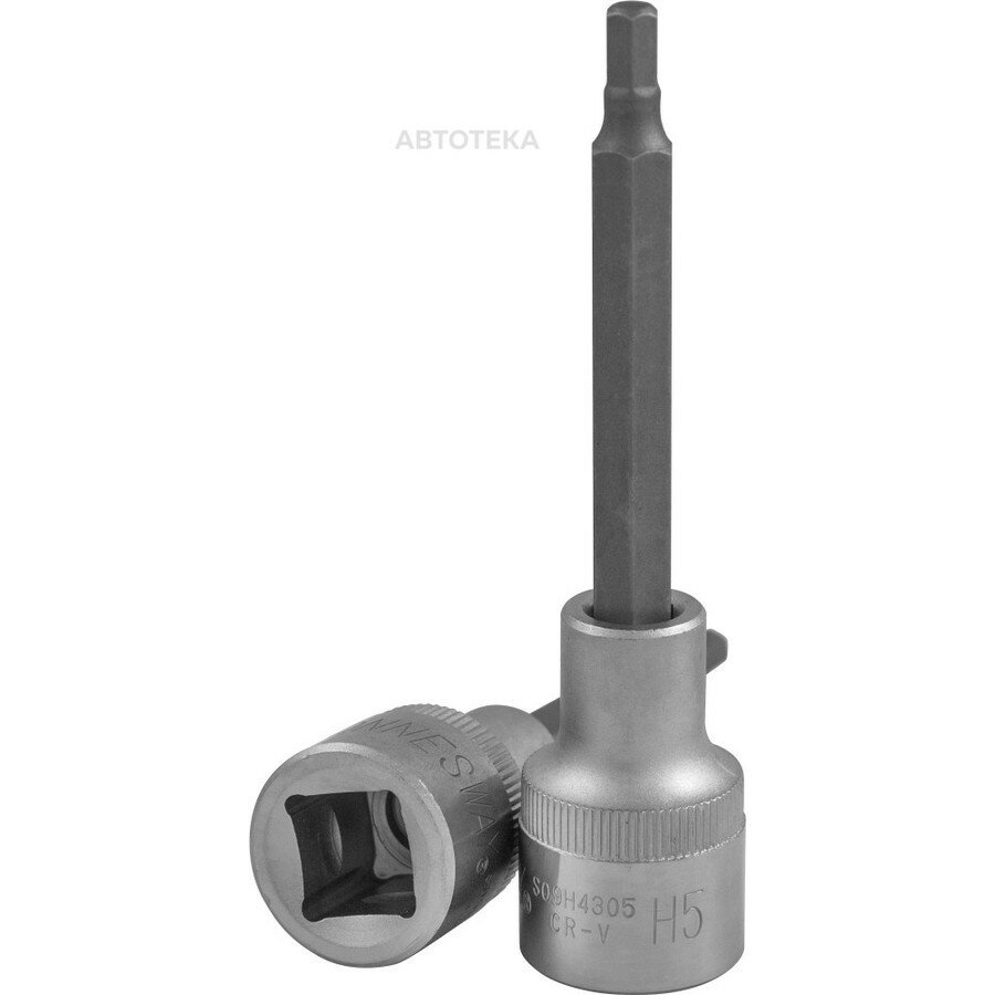 Торцевая головка 1/2"DR с шестигранной вставкой HEX 6мм L-100мм 47886 JONNESWAY S09H4306