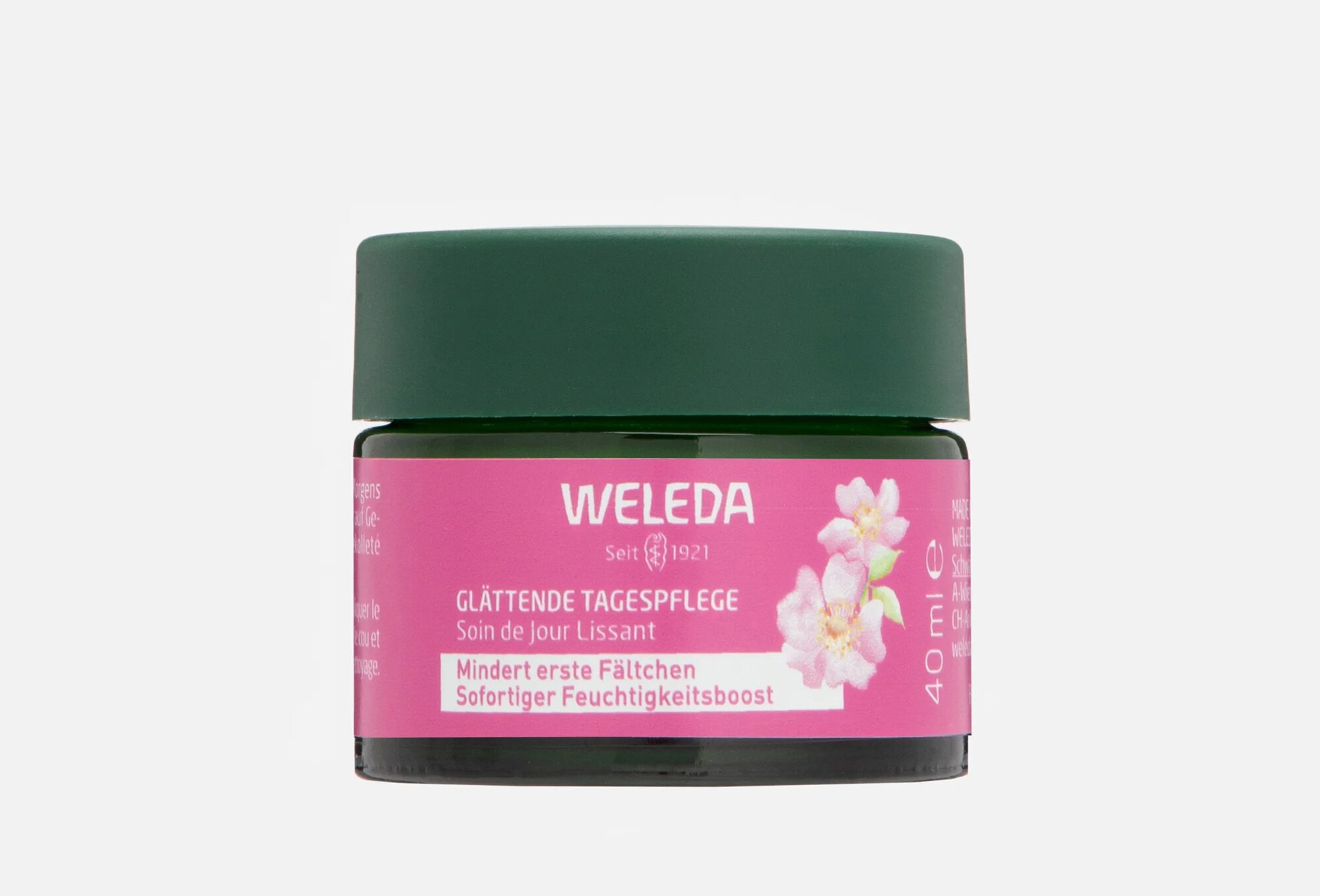 Крем Weleda Wild Rose & White Tea, для лица, разглаживающий, органический, 40ml