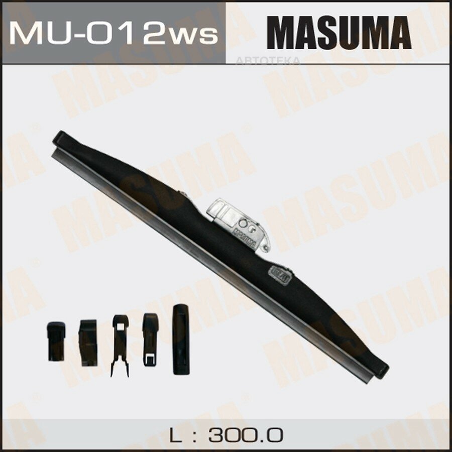 Дворник зимний MASUMA 12' крюк (300мм) "Оптимум" (1/50) MASUMA MU012WS