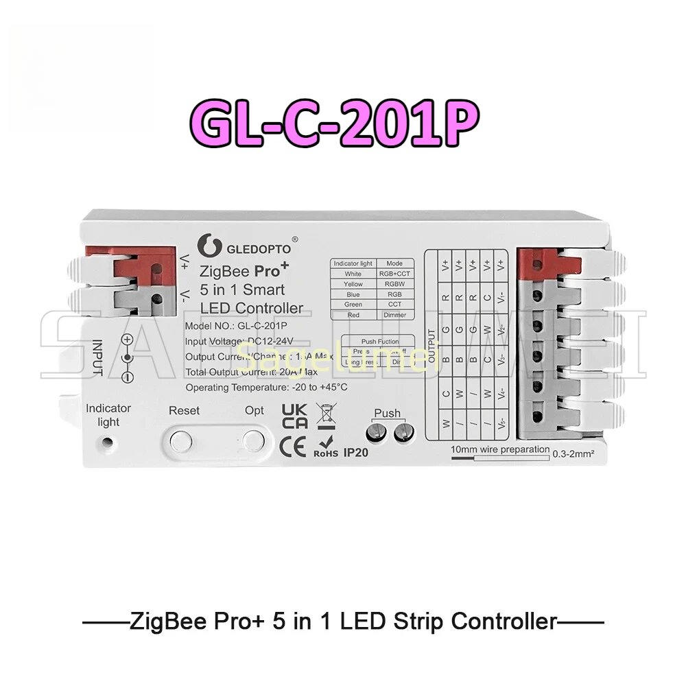 GLEDOPTO GL-C-201P Pro Plus RGB контроллер