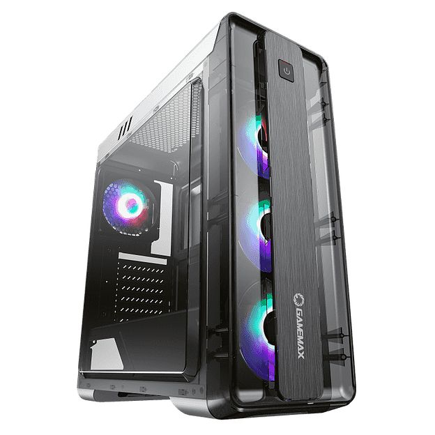 Корпус GameMax Moonlight FRGB White черный