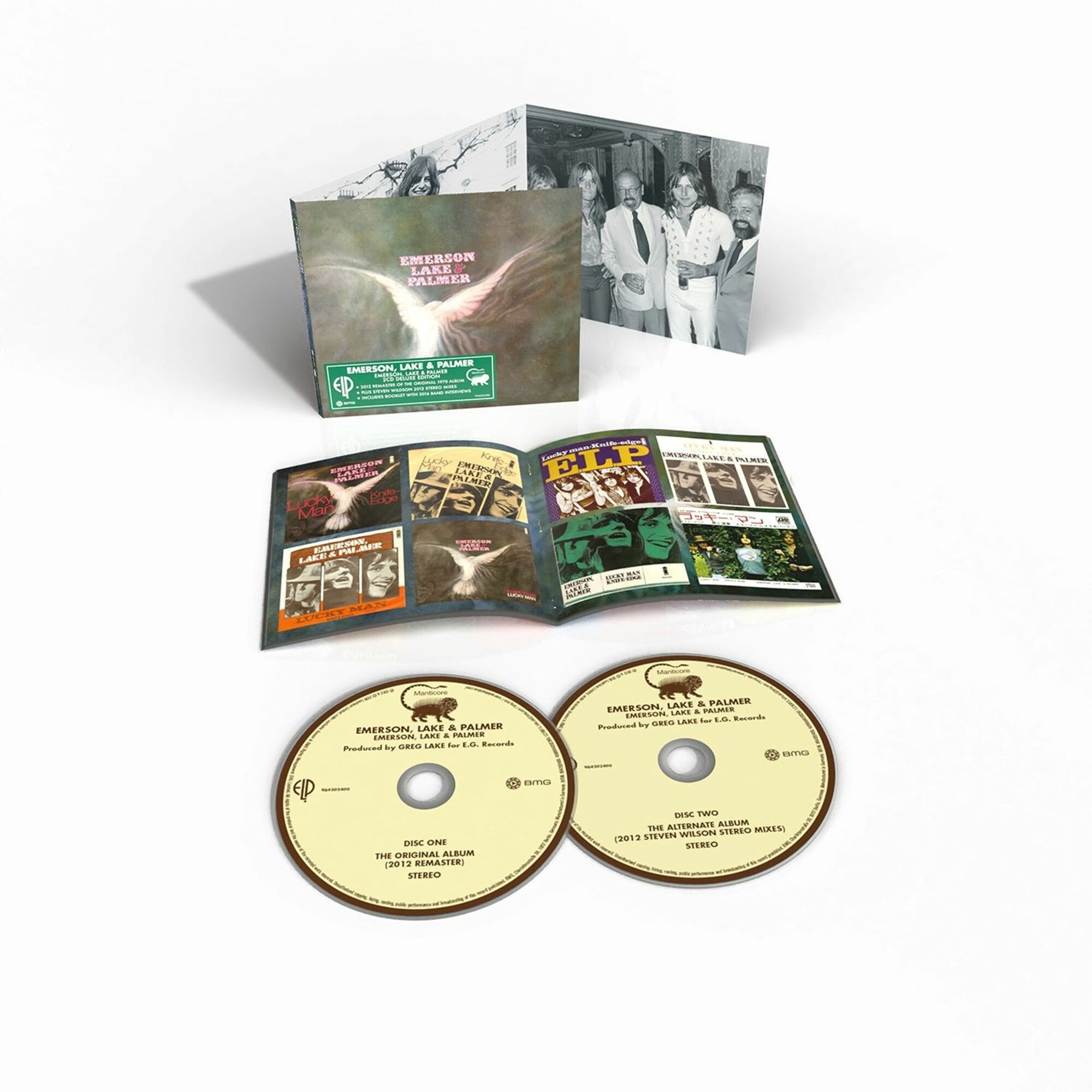 Компакт-диск Emerson, Lake & Palmer - Emerson, Lake & Palmer (2012 Remaster) (+ Steven Wilson 2012 Stereo Mixes) (2 CD) (1 CD)