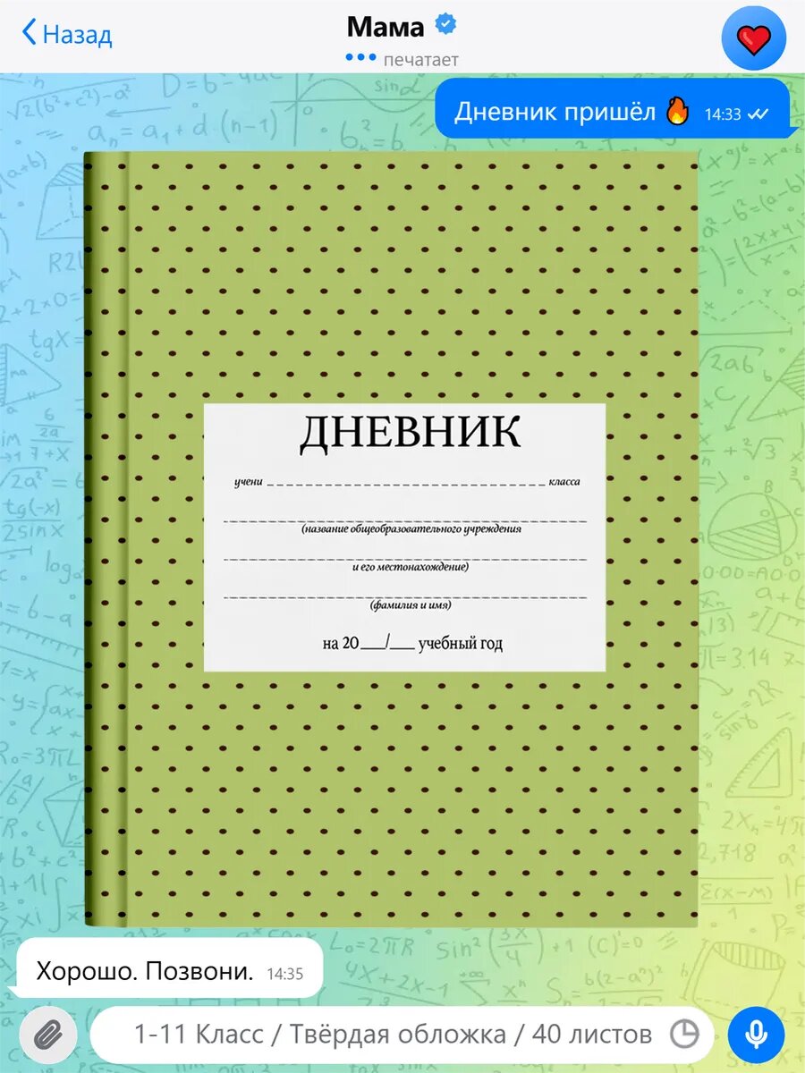 Школьный дневник с принтом y2k pinterest