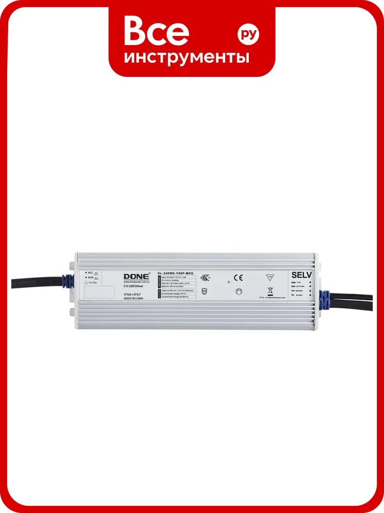 LED-драйвер Fibox DL-240W-V343A-MXG AC-DC Done Electronic Т03759610
