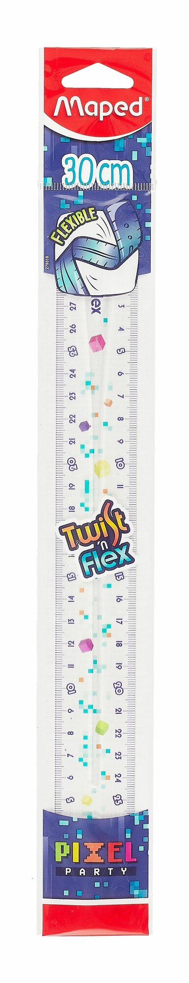 Линейка 30 см, гибкая Pixel Party Twist'n Flex , Maped