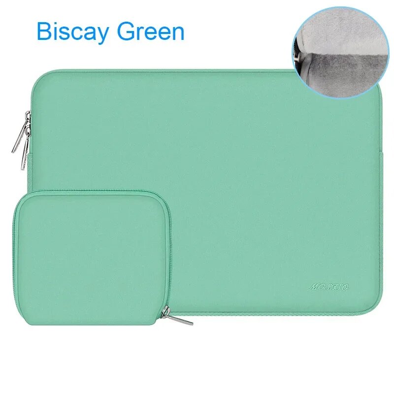 Чехол для ноутбука MOSISO Зеленый, MacBook Pro 14 inch, Biscay Green