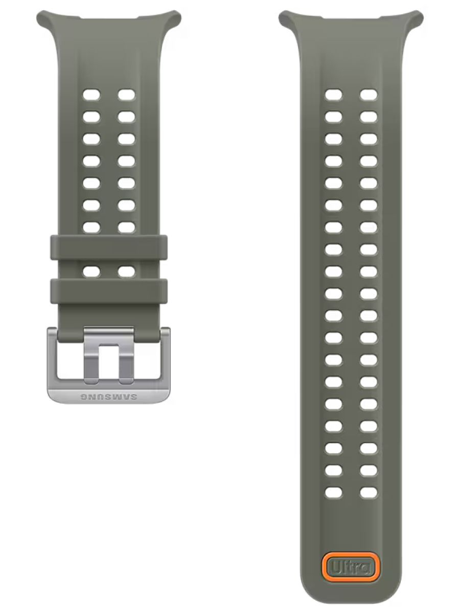 Перфорированный ремешок Samsung Galaxy Watch Ultra2 Ultra, оливковый, ET-SNL71MGEGRU