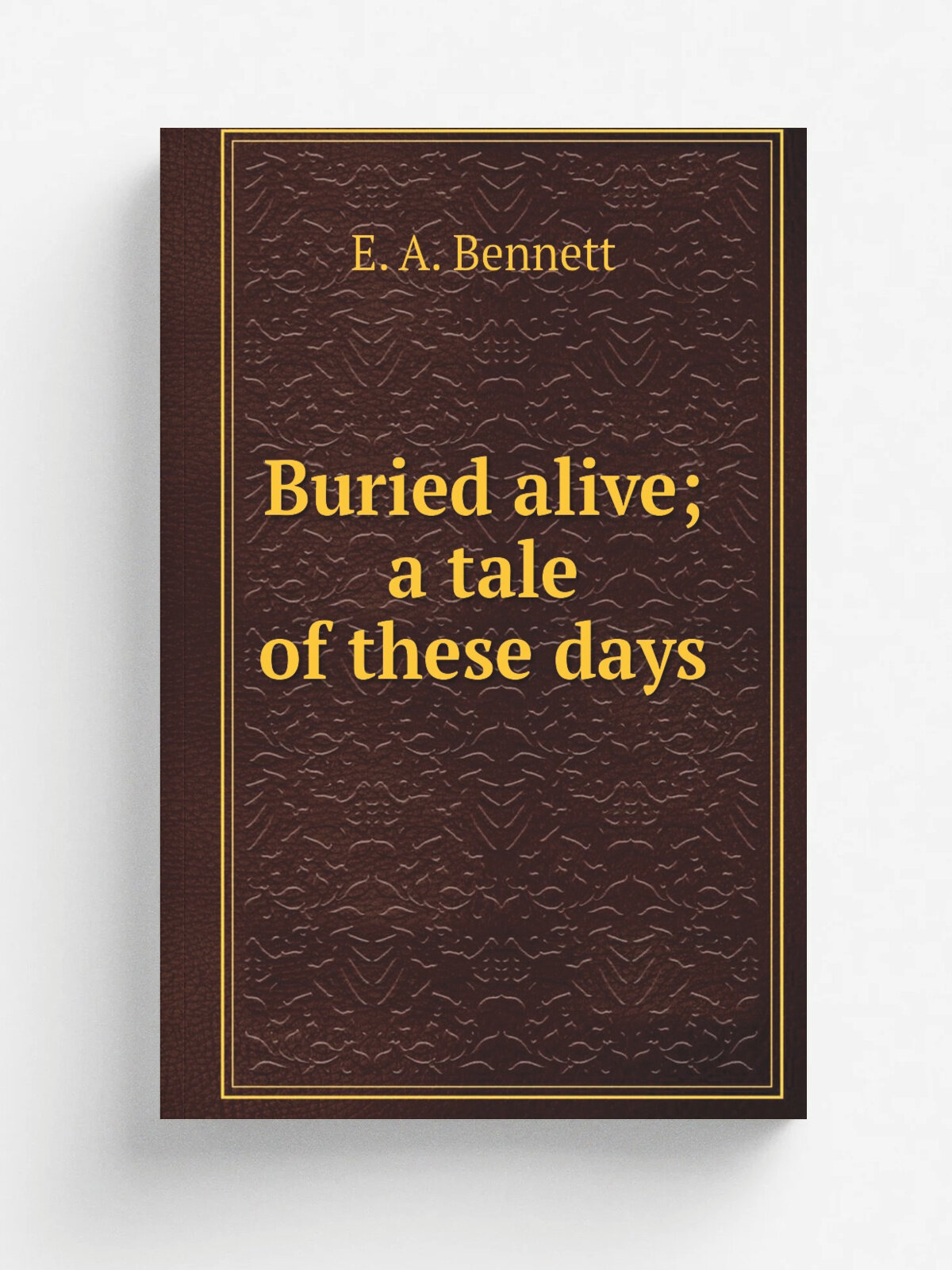 Buried alive; a tale of these days | E. A. Bennett | Репринт