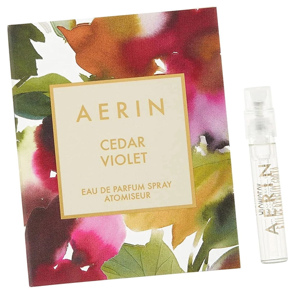 Парфюм для женщин Aerin Cedar Violet 1.5 мл сэмпл - Аерин Кедр Фиалка миниатюра