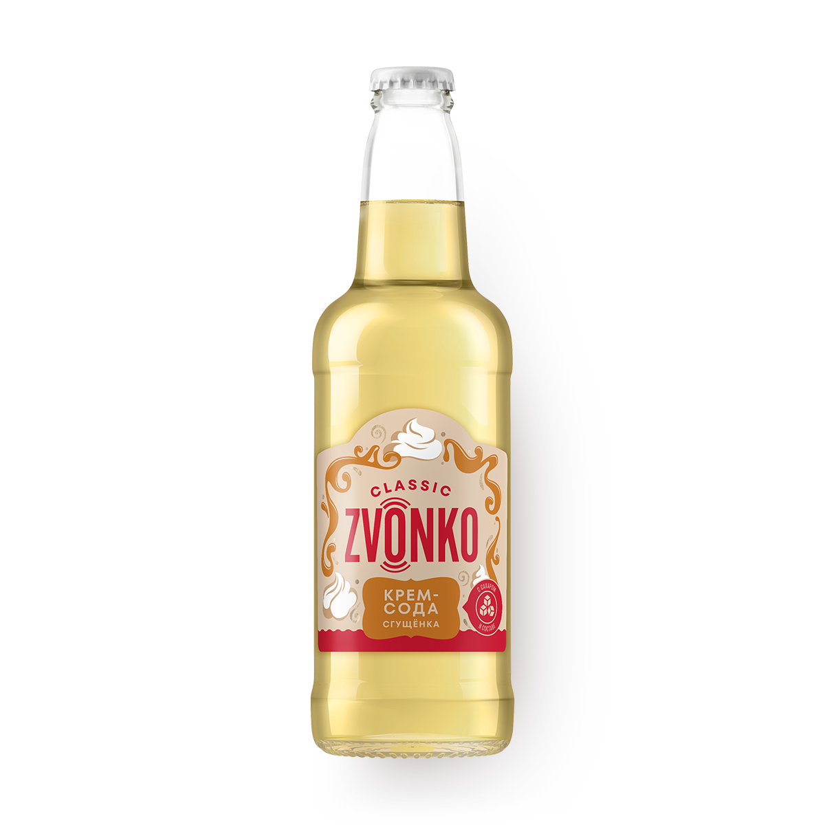 Лимонад Zvonko Classic крем-сода-сгущёнка среднегазированный