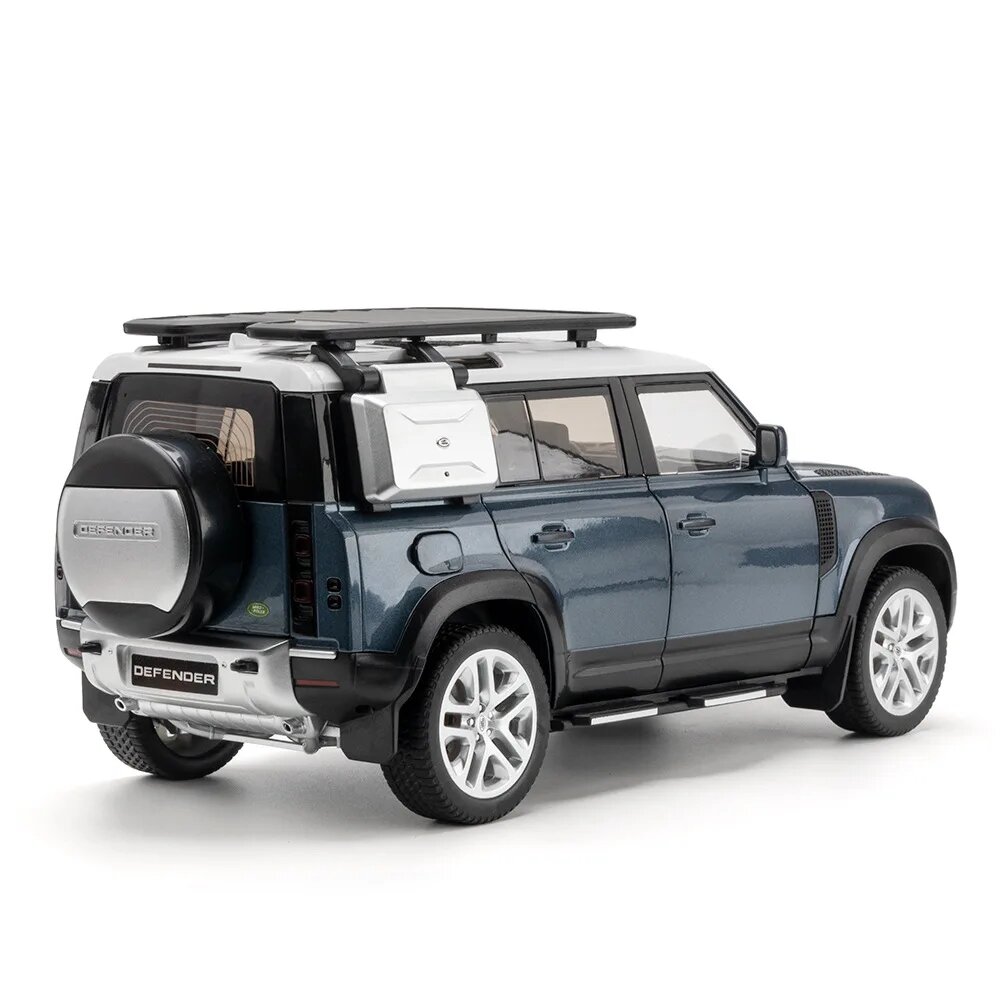 Модель автомобиля WELLY Defender 110 1:18 blue-nobox