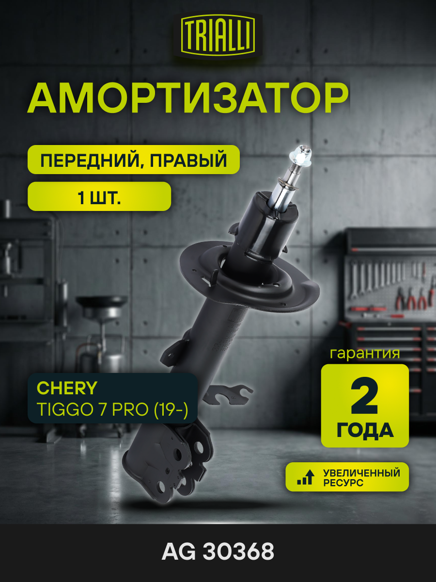 Амортизатор для Chery Tiggo 7 Pro (19-) (стойка) передний правый AG 30368