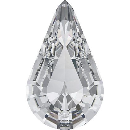 Стразы PRECIOSA "Crystal", белые, 8х4,8 мм, стекло, 12 шт (435-15-615)