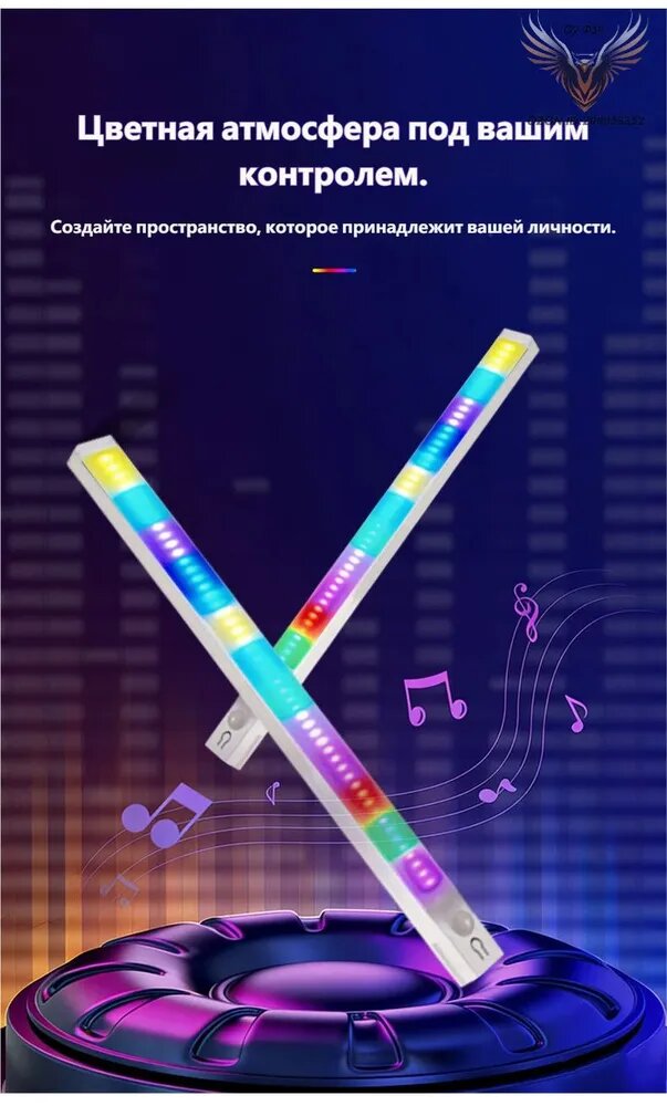 Светодиодная RGB лента, питание USB, пульт ДУ, 7 режимов, белый корпус, для создания цветовой атмосферы