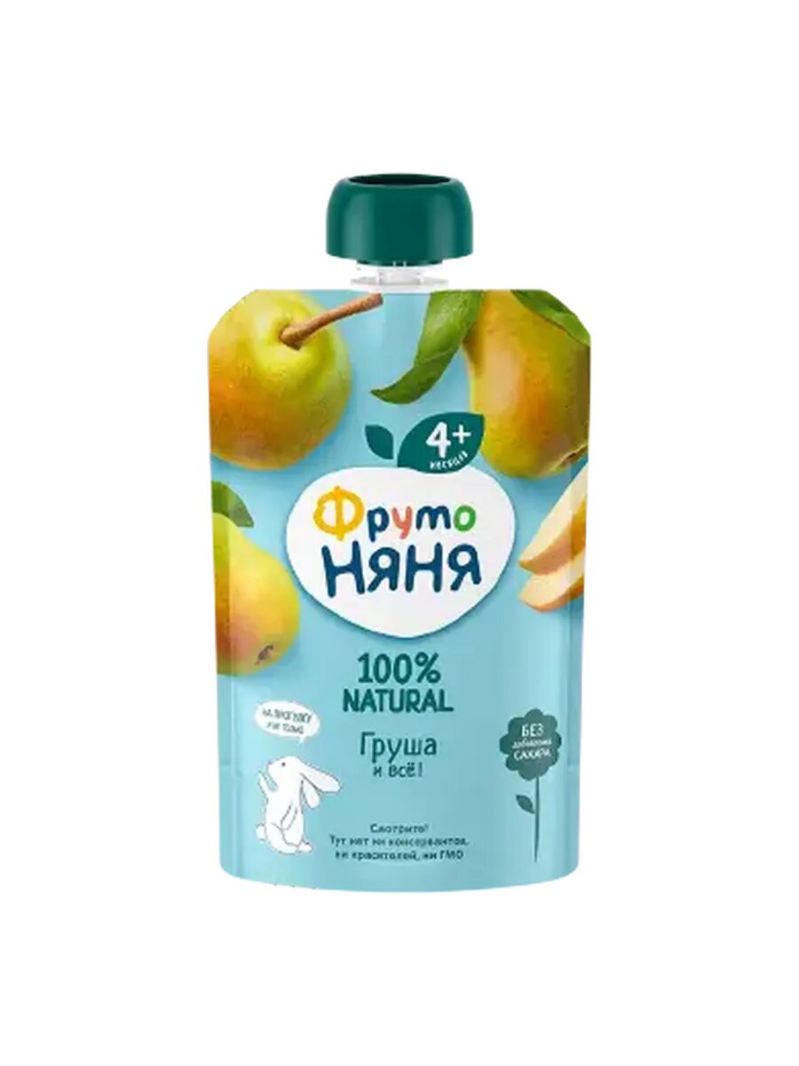ФрутоНяня Пюре Груша натуральная 90г