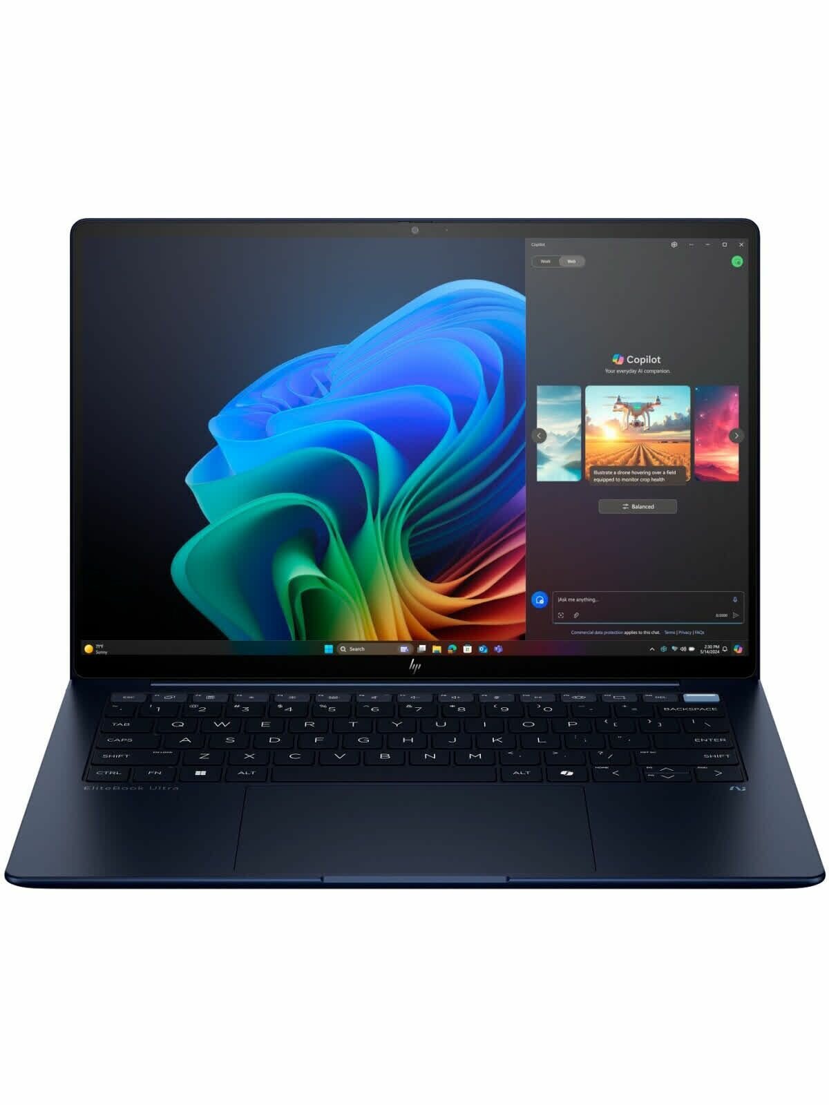 Ноутбук для работы и учебы, Ноутбук HP EliteBook Ultra G1i 14 9V491AV