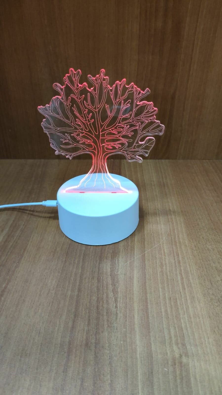 3D Светильник дерево — фото 1