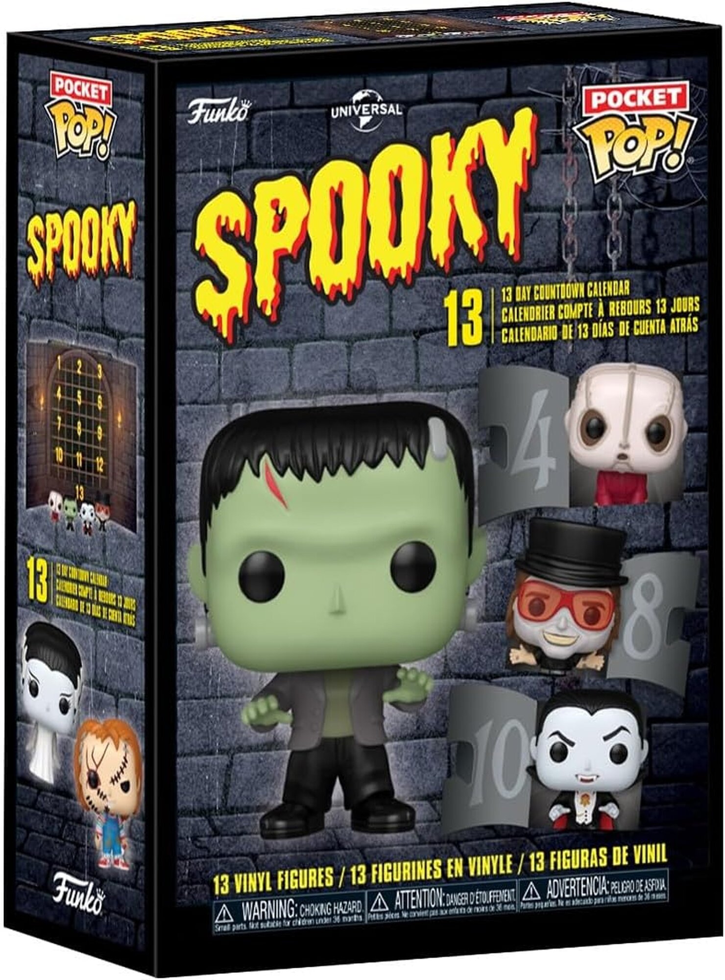 Фигурки Funko Pop - Карманный Адвент-календарь на 13 дней Horror Killer Kounddown - Фанко