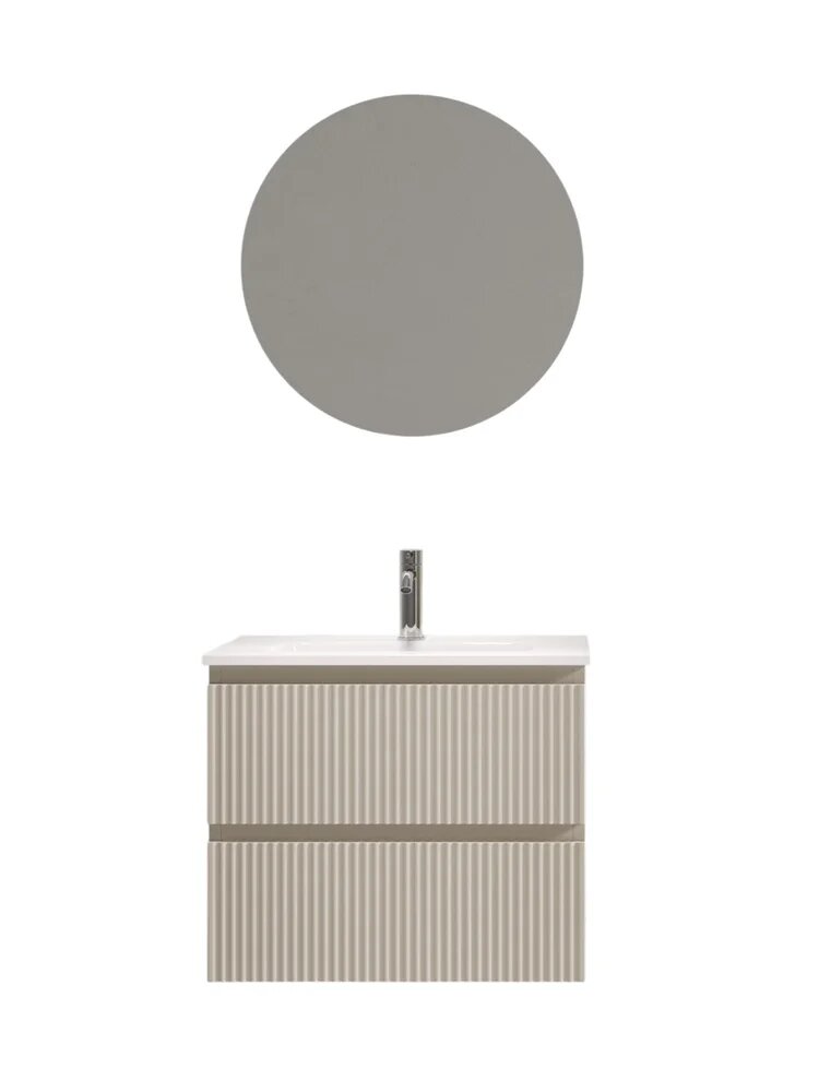 Мебель для ванной комнаты Sancos Snob R 60 Beige Soft, раковина CN7025