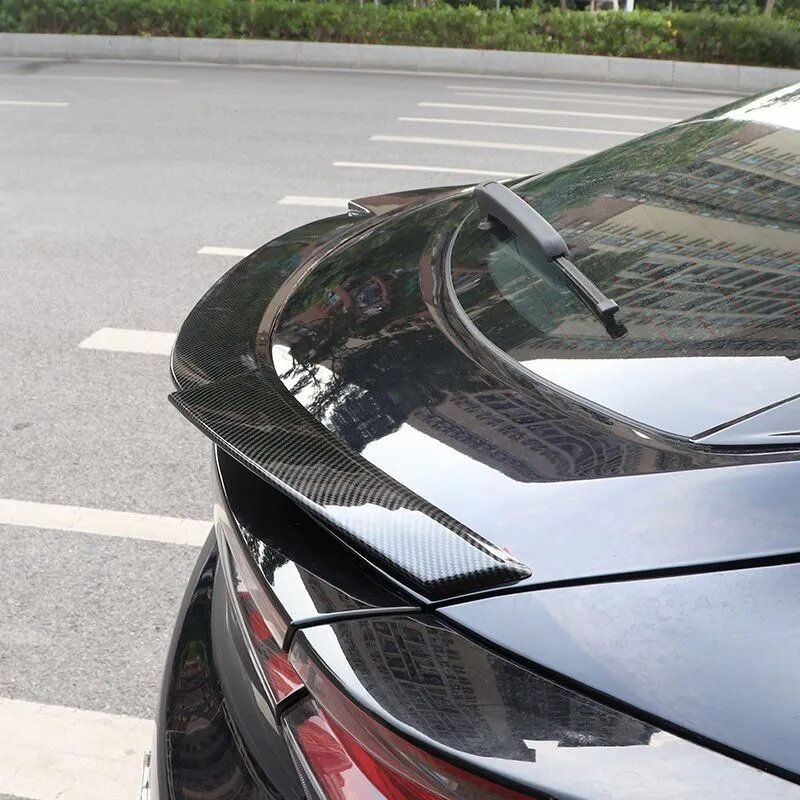 Спойлер на крышку багажника для автомобиля, карбон, 1 шт.