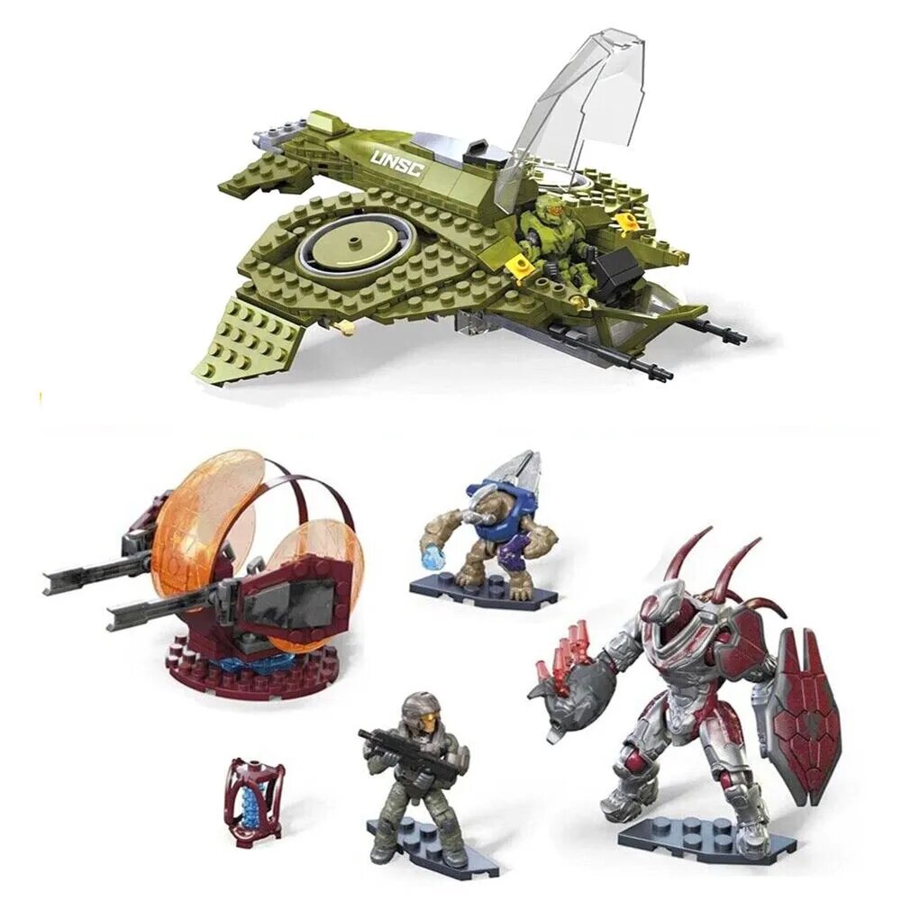 Mega Blocks Construx Halo Бесконечный натиск Осы UNSC Конструктор для фигурок