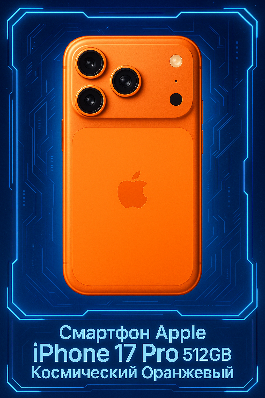 Смартфон Apple iPhone 17 Pro 512GB Космический Оранжевый (Cosmic Orange) Sim+ESim
