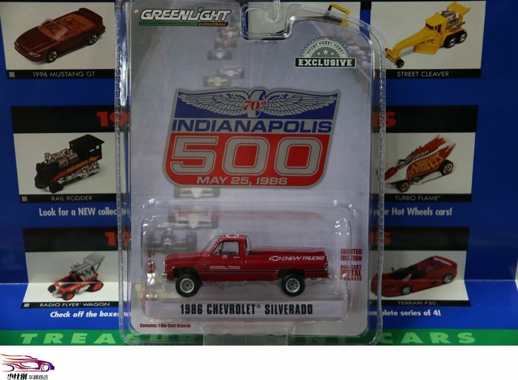GREENLIGHT 1:64 Литая модель автомобиля(1986 CHEVROLET SILVERADO)