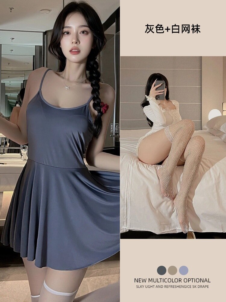 Костюм для ролевых игр, сексуальный дизайн, кружевные вставки (18+)