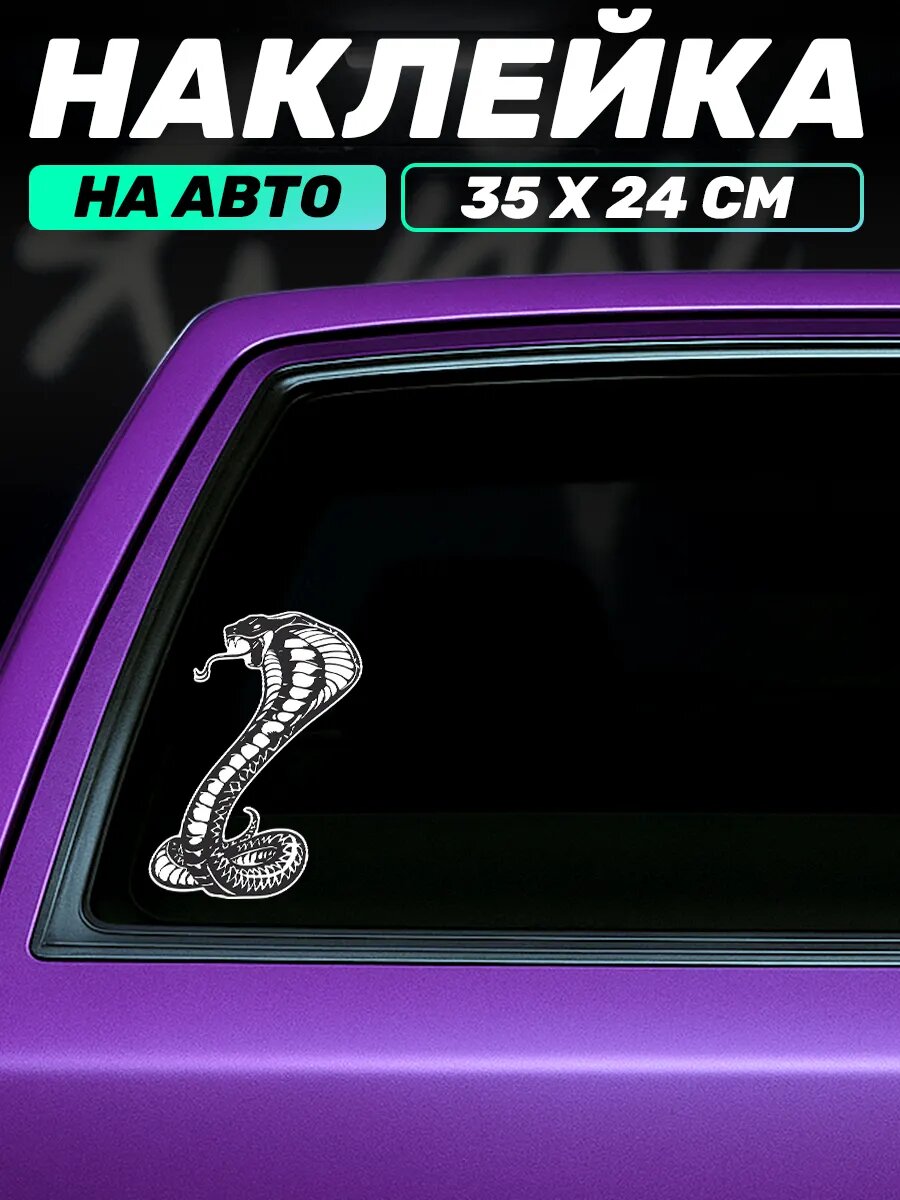 Наклейка на авто Змея