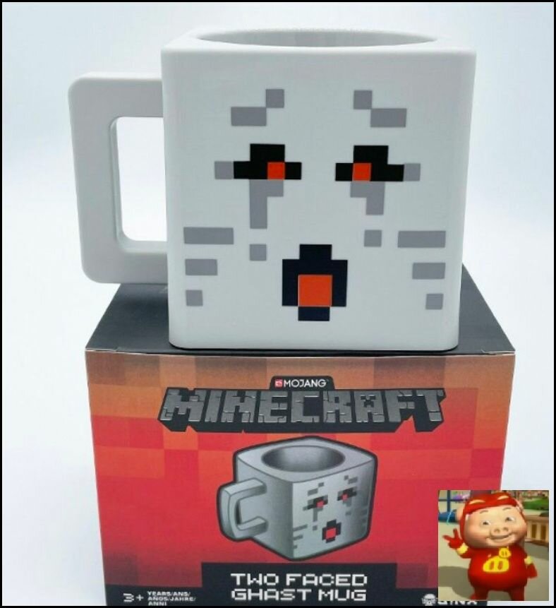 Кружка Майнкрафт/Minecraft.(пластиковая, 290 мл)