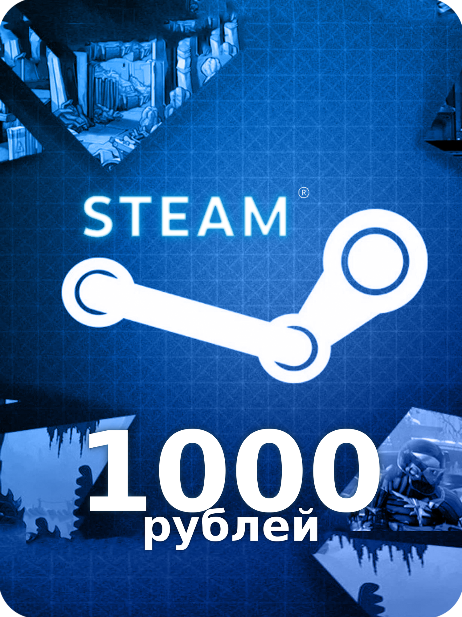 Пополнение Steam 1000 рублей | Россия | Код погашения, пополнение баланса | Steam Gift Card RUB
