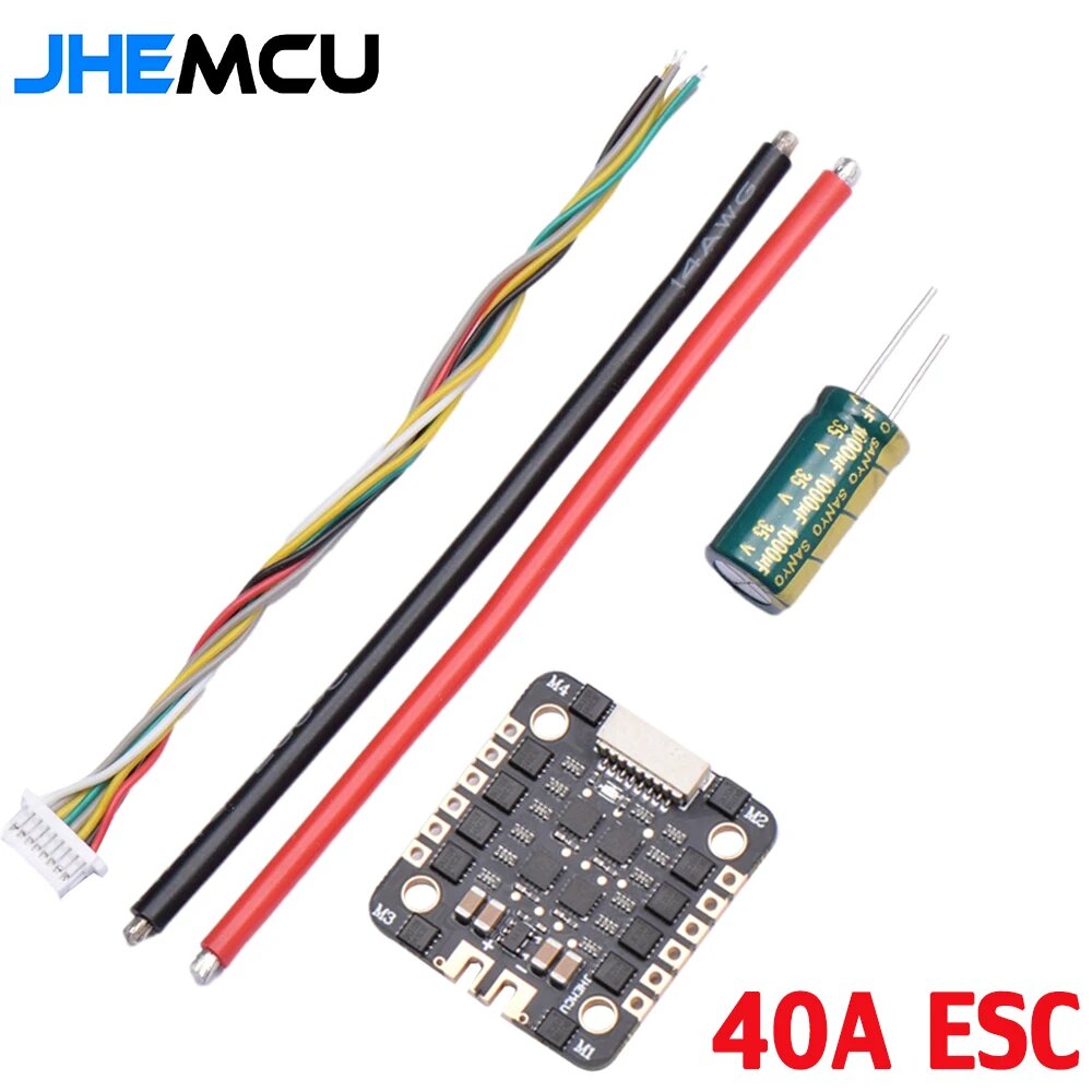 JHEMCU EM40A 4-в-1 ESC для FPV дронов