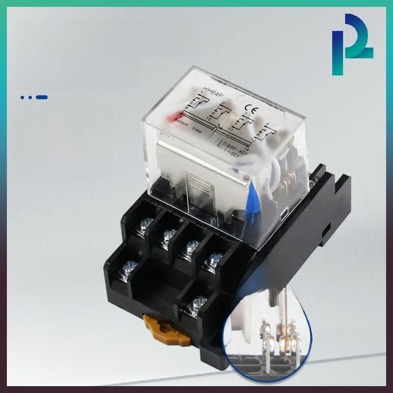 LY2NJ HH62P-L JQX-13F 220 В переменного тока катушка DPDT силовое реле 8 контактов с гнездом PTF08A-YG-CJ-0801