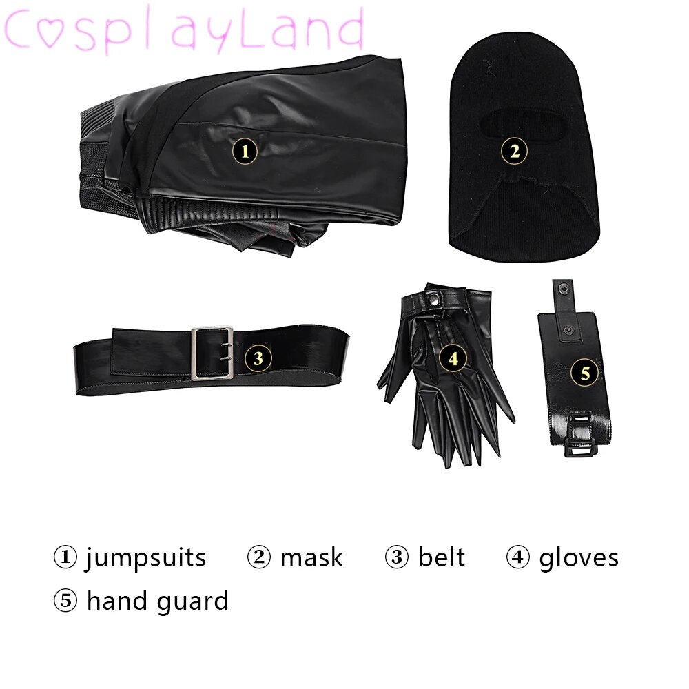 Костюм Кат Леди из искусственной кожи XL, Full Set