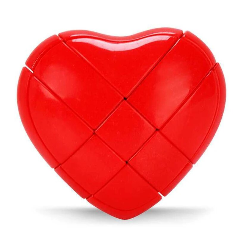 YJ Heart Shaped Speed Cubes 3x3x3
