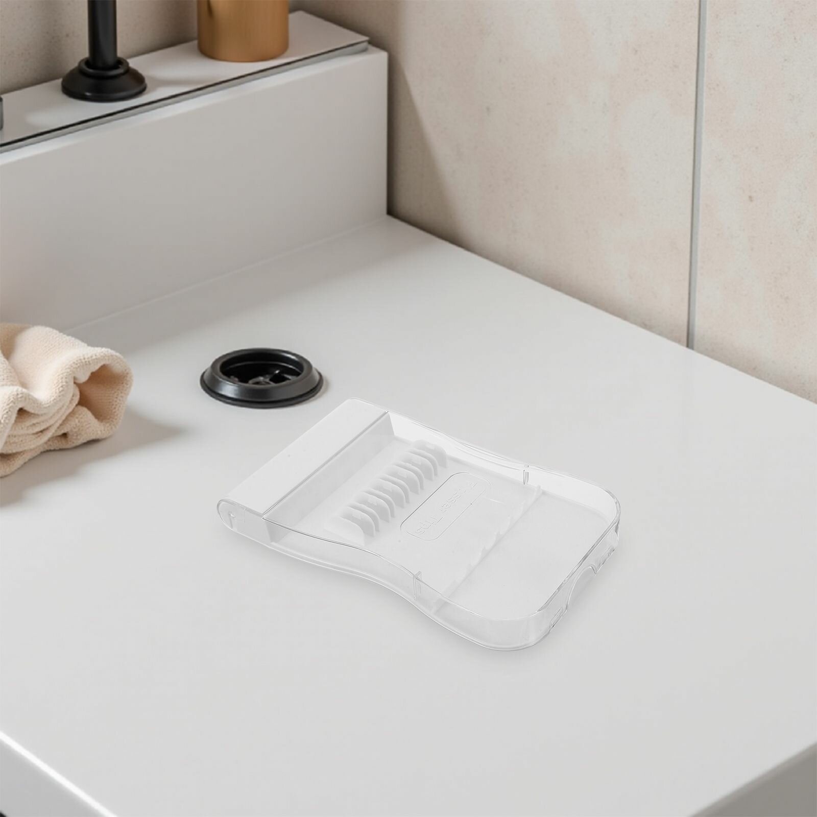 Пластиковый контейнер для хранения насадок для зубного ирригатора с пылезащитой для удобства использования