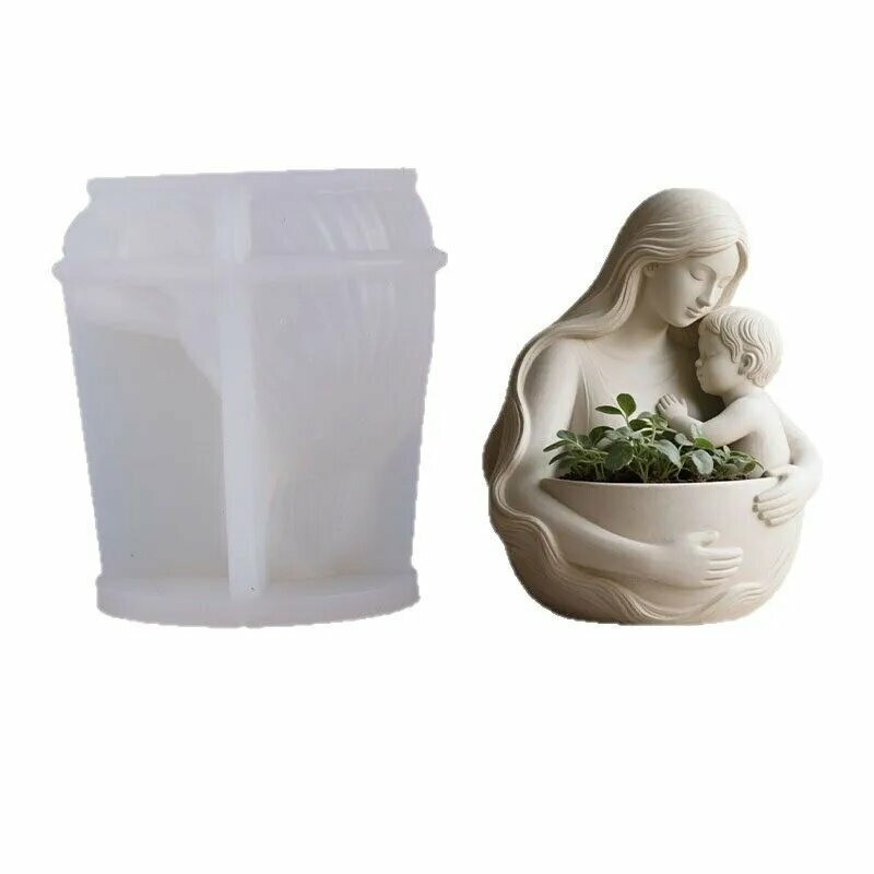 Силиконовая форма для создания гипсовых слепков матери и младенца