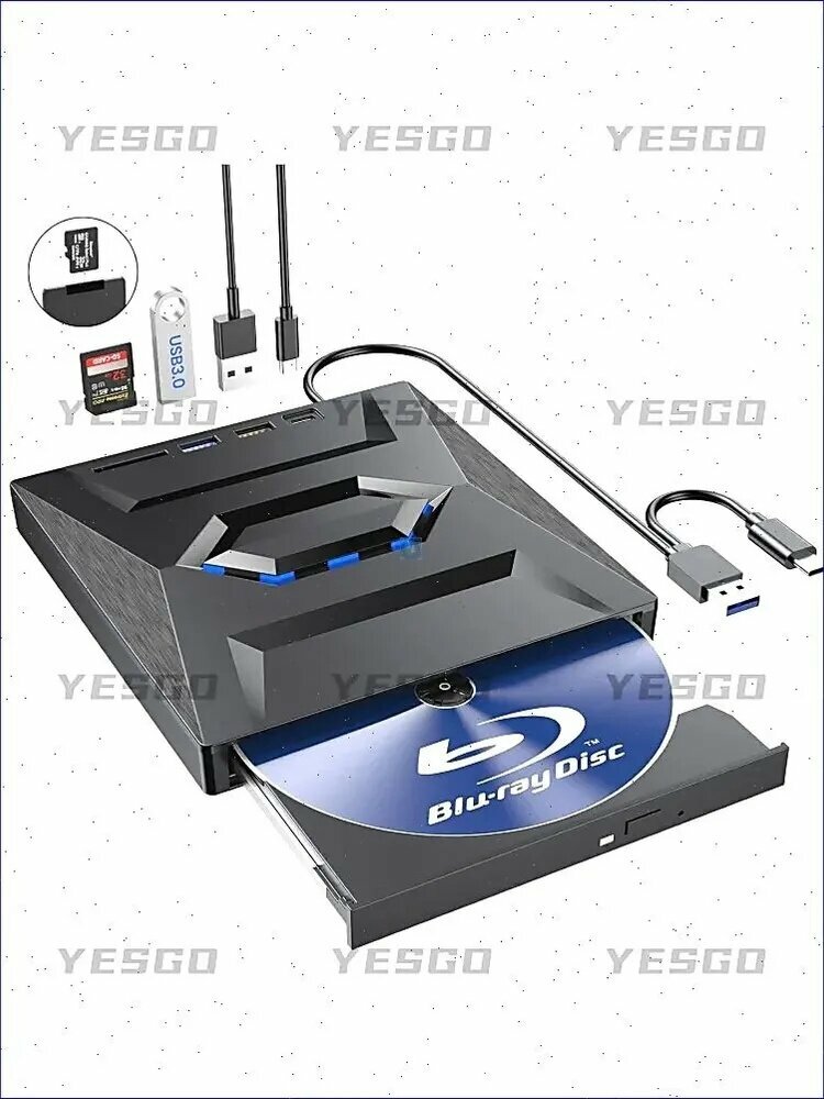 Внешний привод Blu-Ray, устройство записи/ чтения Bluray Player