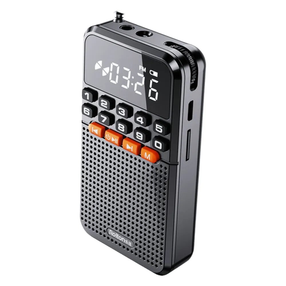 Портативный радиоприёмник с Bluetooth и MP3-проигрывателем для пожилых людей