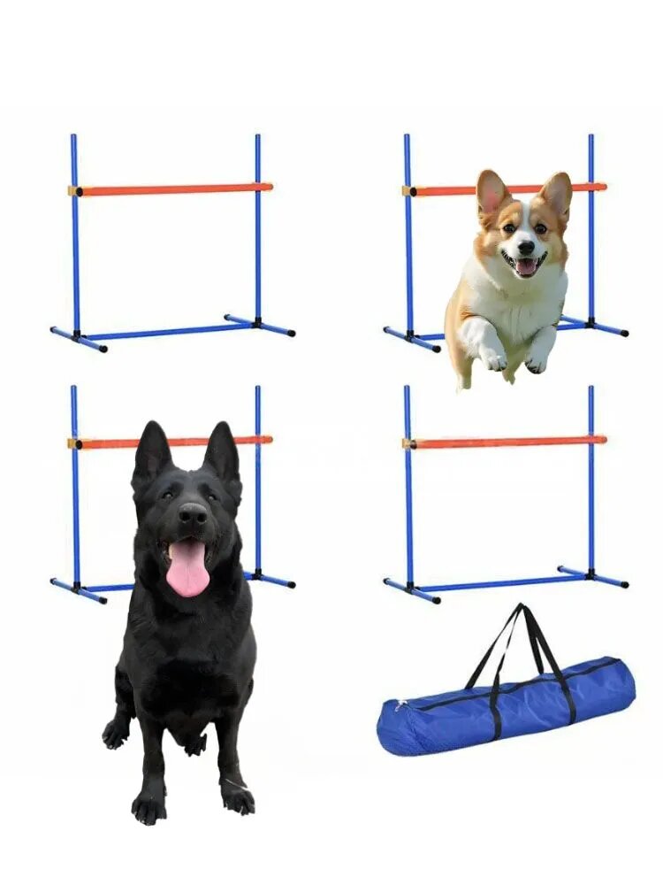 Барьер для дрессировки собак на открытом воздухе, аджилити для собак, слалом для аджилити